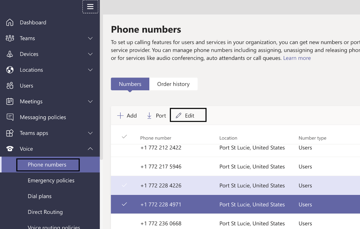 Comment obtenir et utiliser les numéros de téléphone Teams